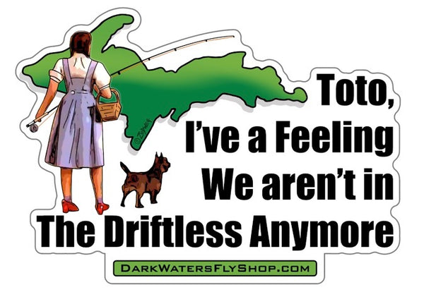 Toto Sticker - Dark Waters Fly Shop